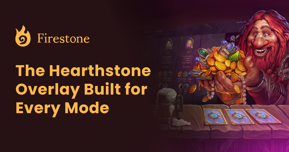 Firestone 2025 - Hearthstone Overlay, Deck Tracker & Meta Insights